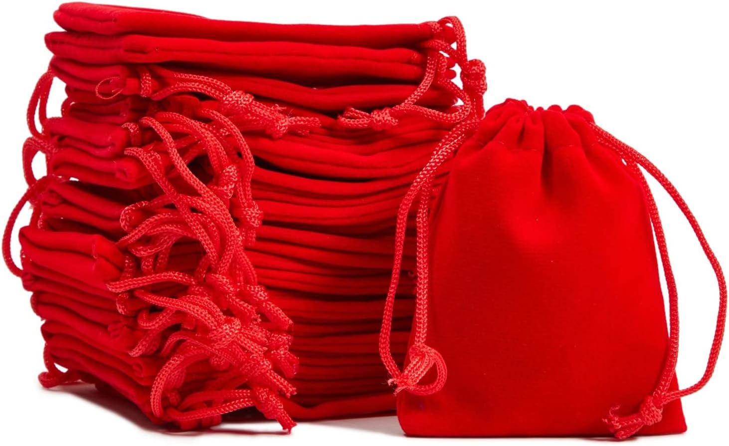 Amazon.com: Velvet Jewelry Pouch Drawstring Bags for Gifts (2.7 x 3.5 ...