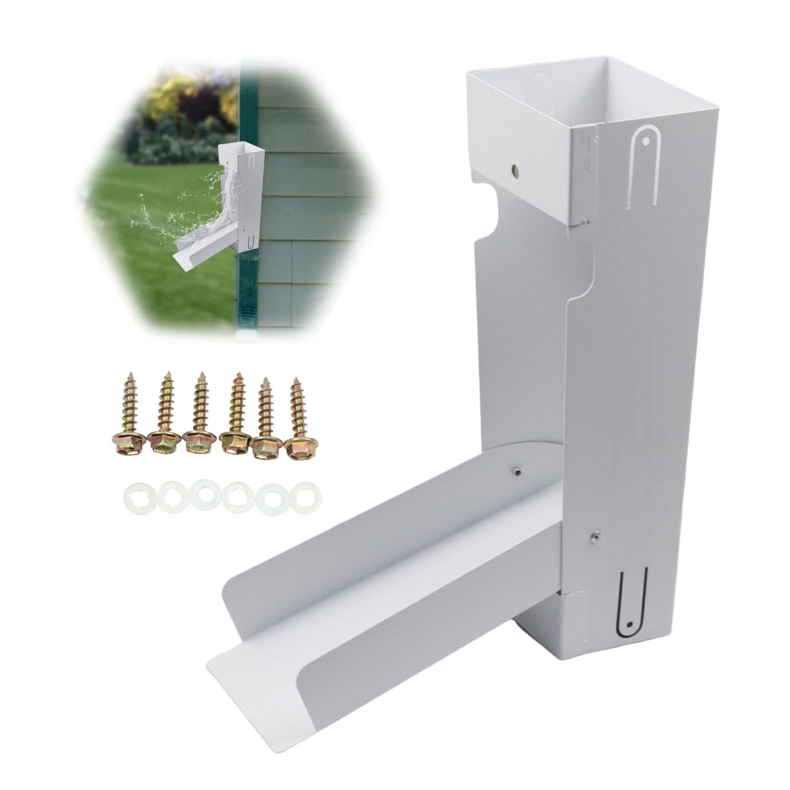 Buy LongzhuoRainwater Collection System, Rain Barrel Diverter Kit ...