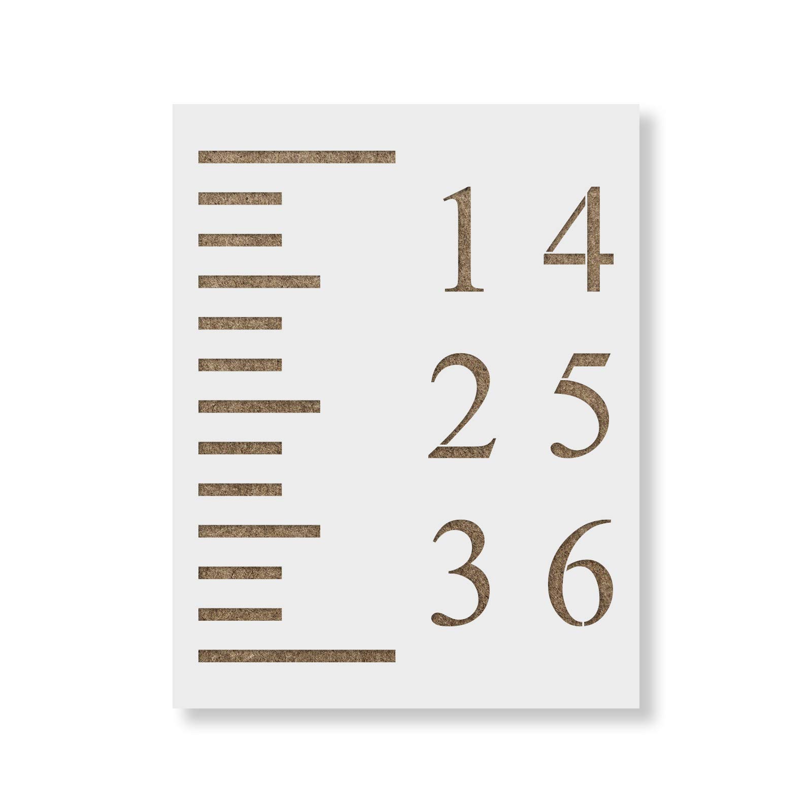 Amazon.com: Growth Chart Stencil - Versatile Decorating Ideas for ...