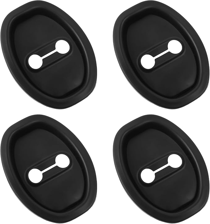 Amazon.com: Trinkrittey 4PCS Door Latch Lock Cover, Car Silicone Lock ...