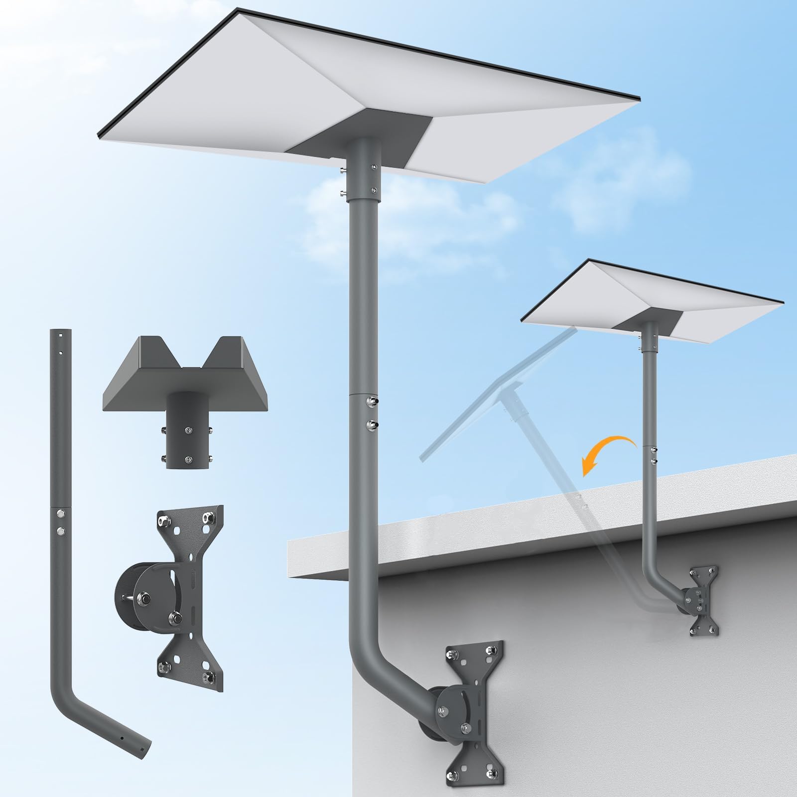 Amazon.com: Adjustable Starlink Gen 3 Mount, Starlink Pole Mount ...