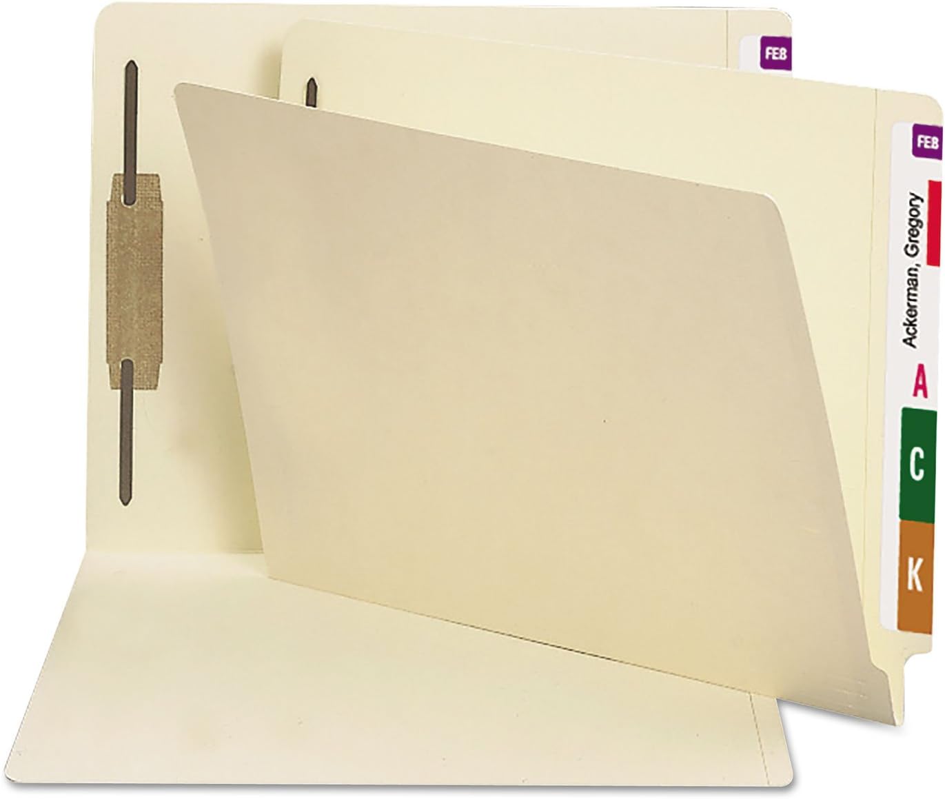 Amazon.com : Smead end tab Fastener folders with Reinforced Straight ...