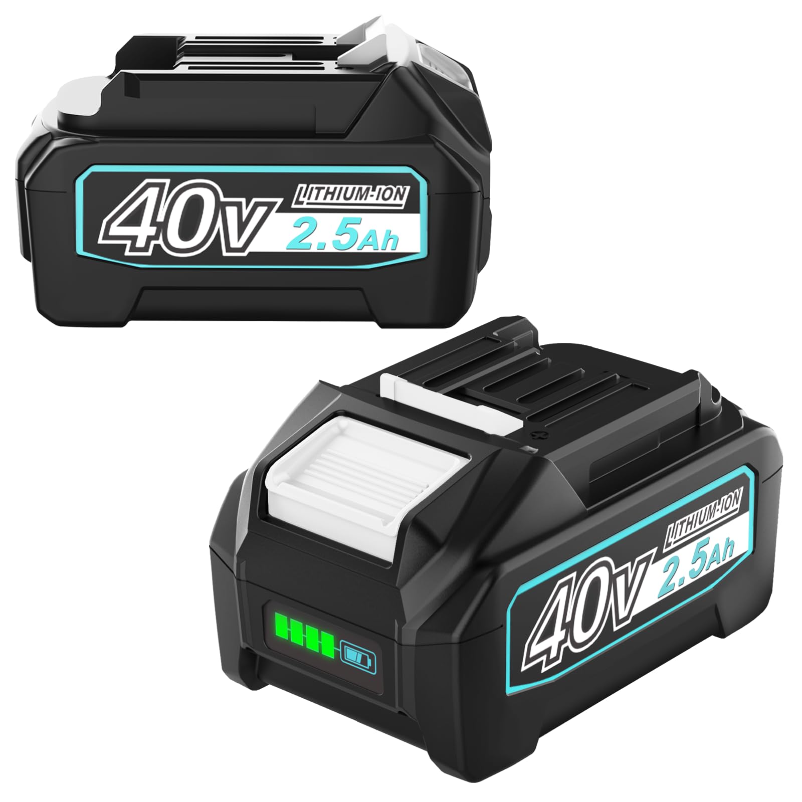 Amazon.co.jp: Enermall 互換マキタ40Vバッテリー BL4025 【2個セット】2500mAh マキタバッテリー 40v ...