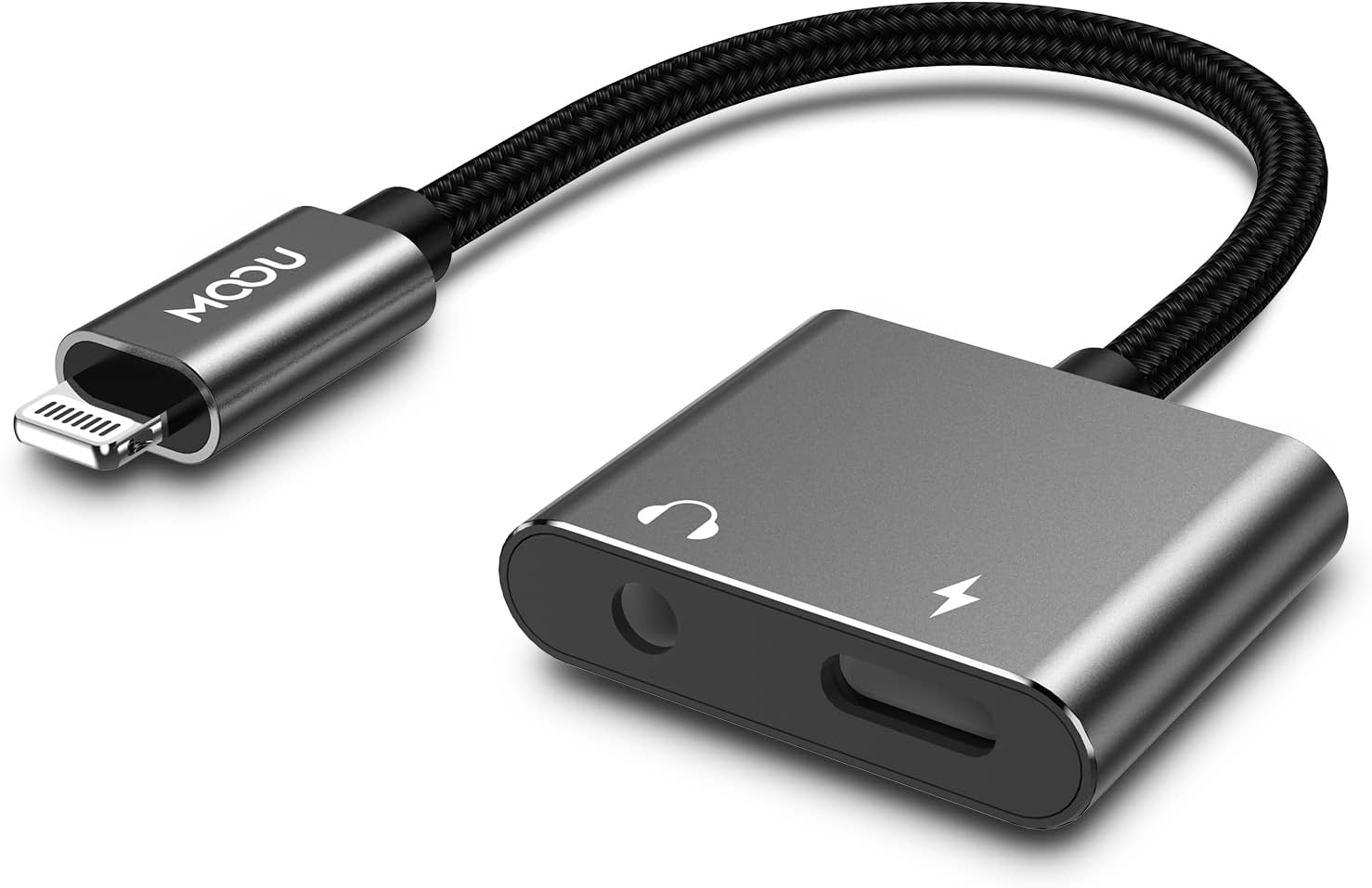 Amazon.com: MOOU iPhone Splitter Audio and Charge Adapter [Apple MFi ...