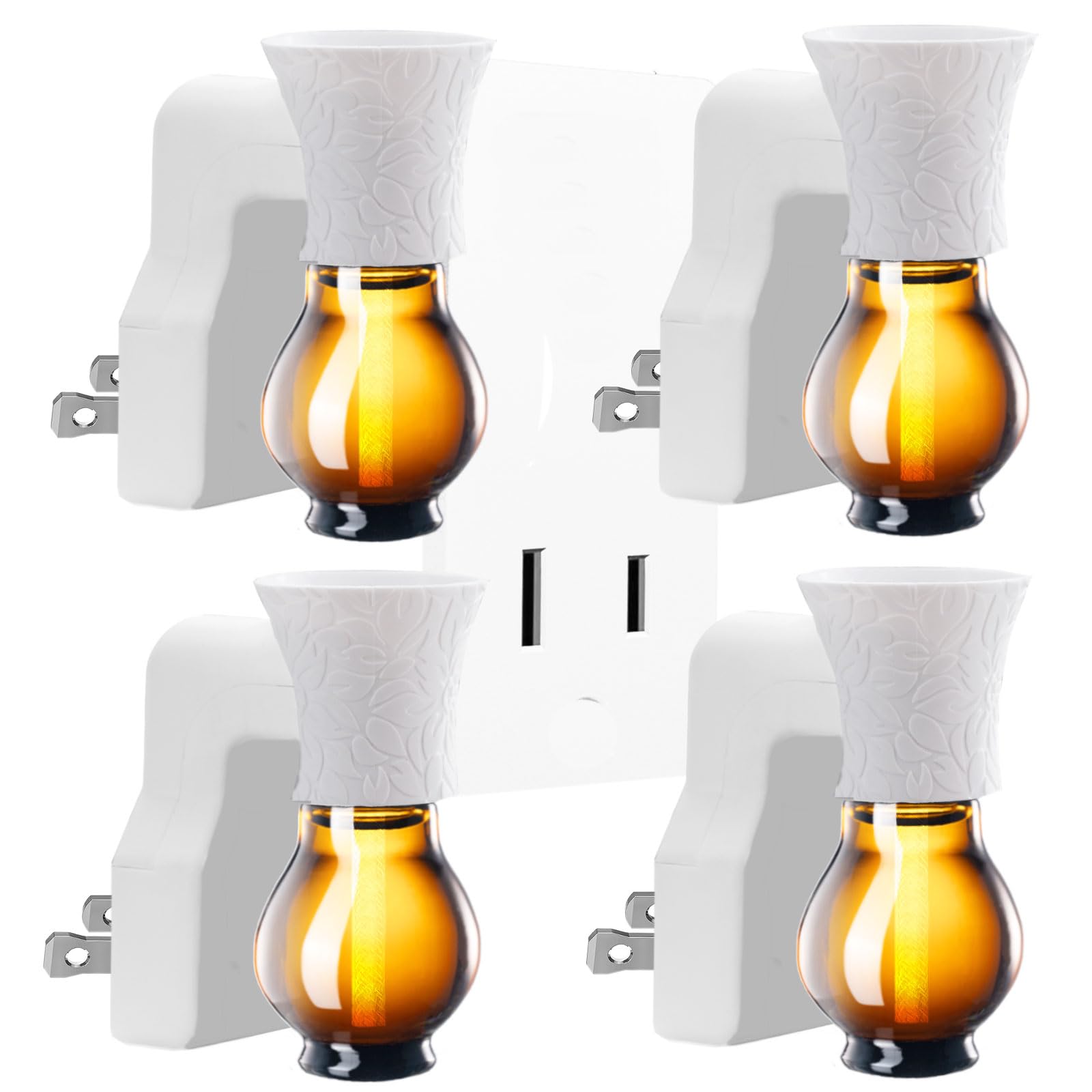 Amazon.com: Earffloz 4 Sets Blank Plug in Air Freshener for DIY ...