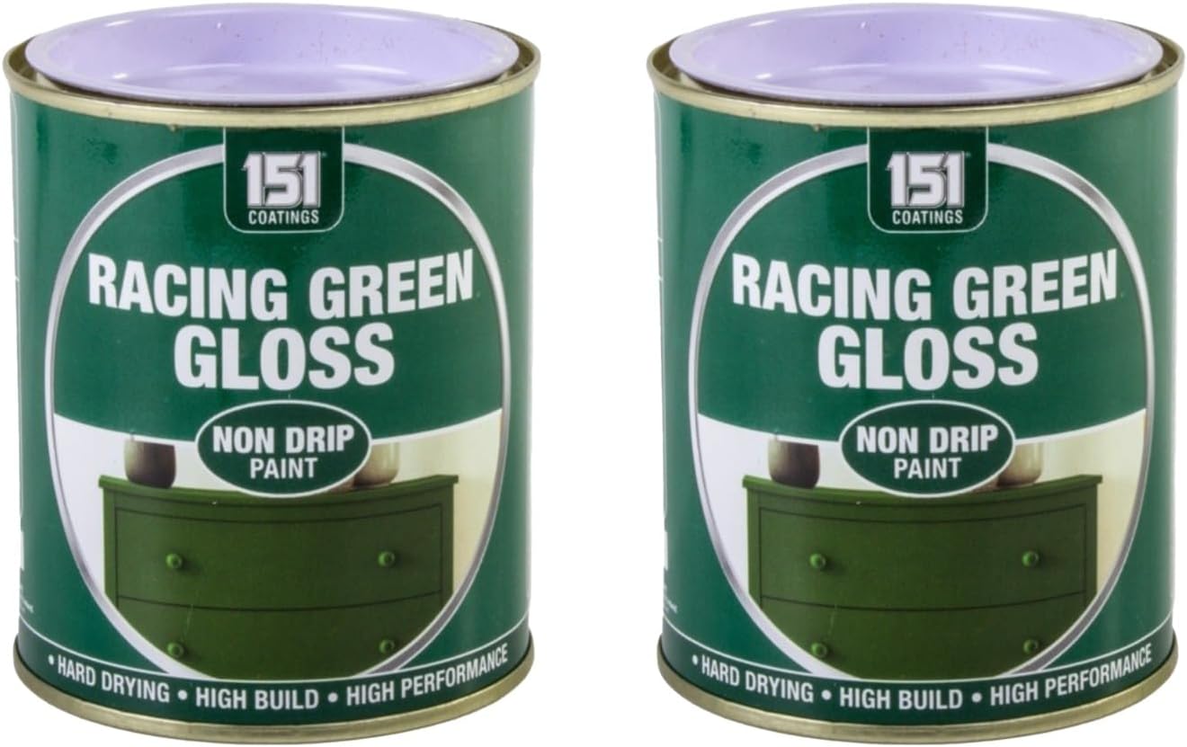 PEBBLE HUG Racing Green Non-Drip Gloss Paint, Quick Drying, Easy to ...