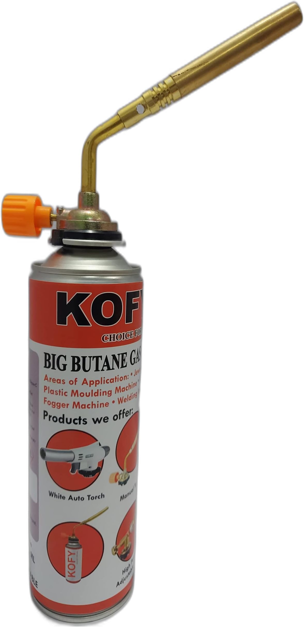 Kofy Gas Can Butane/LPG Single Nozzle With 1Pc Torch Gun + 3 pc Butane ...