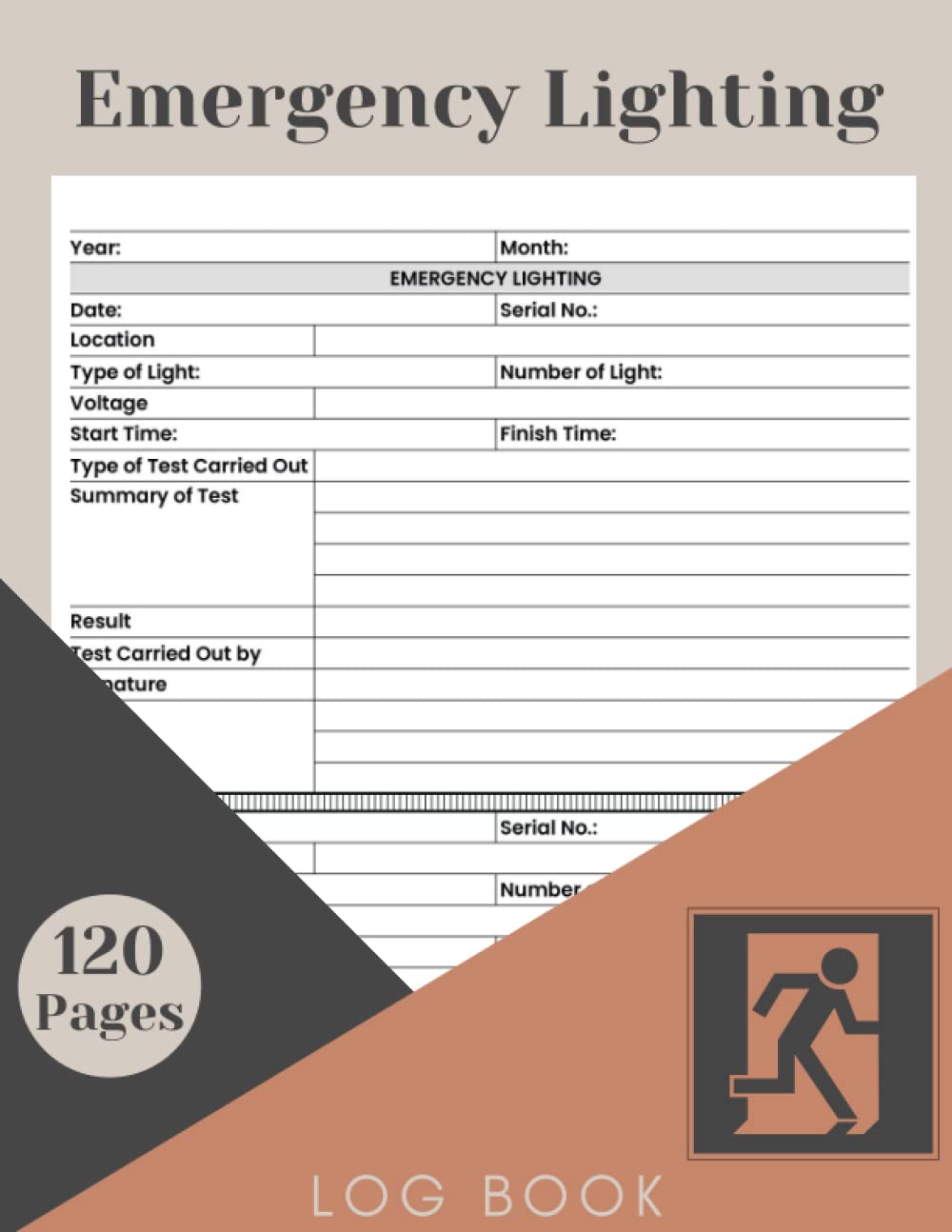 Buy Emergency Lighting Log Book A4: Emergency lighting Testing System ...