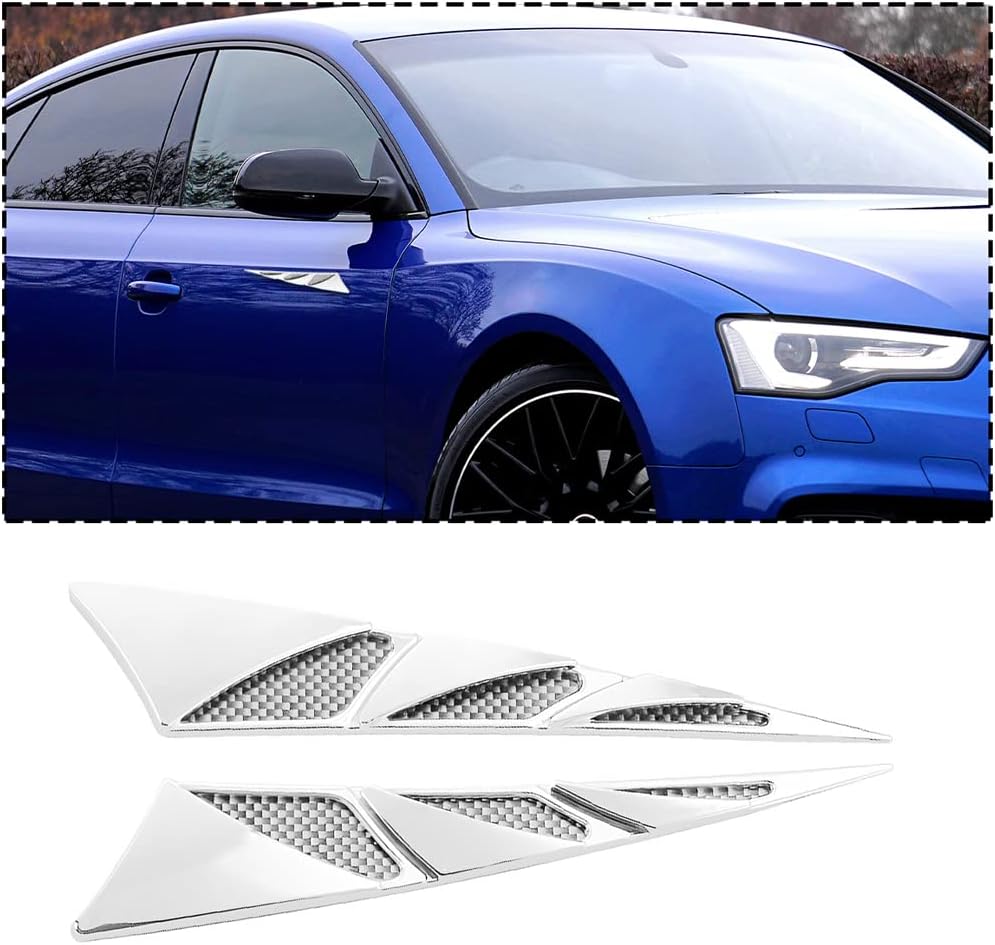 Amazon.com: AUCELI 2PCS Hood Vents for Cars, Auto Decorative Air Flow ...