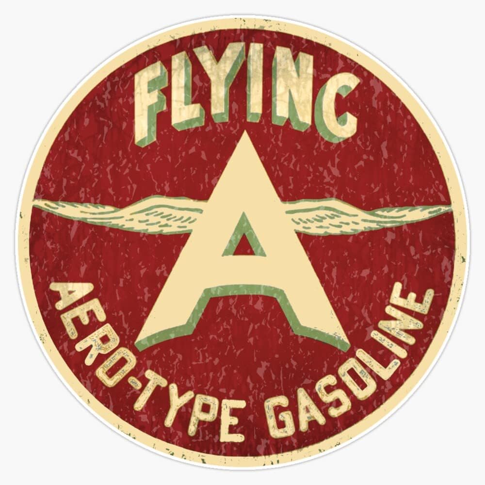 Amazon.com: Flying A aviation Fuel Sticker Bumper Sticker Vinyl Decal 5 ...