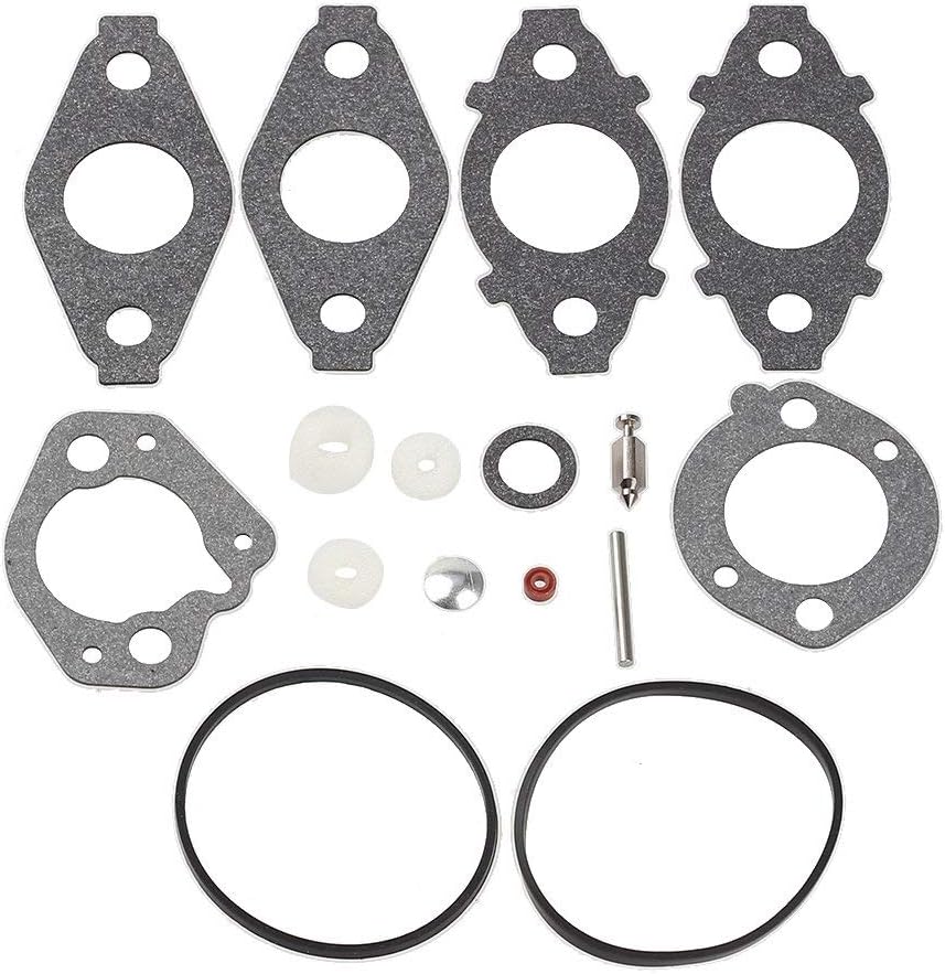 Amazon.com: Hippotech Carburetor Overhaul Kit for B & S 792006 696998 ...