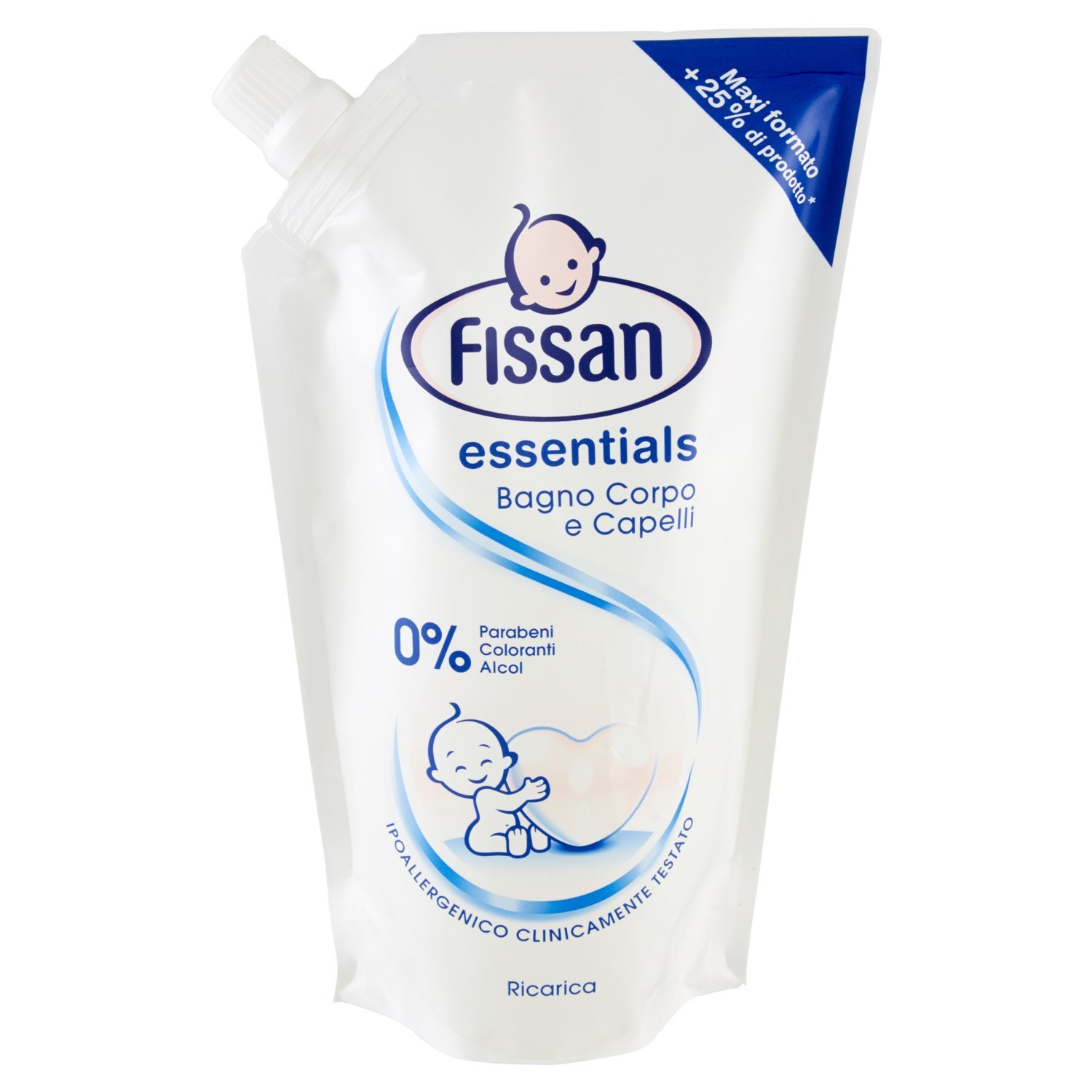 Amazon.com : Fissan Baby Bath Essential Body And Hair 500Ml : Baby