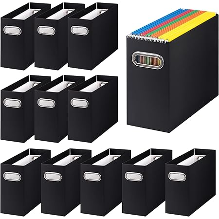 Amazon.com : Tunnkit File Organizer, Cardboard File Box for Letter Size ...