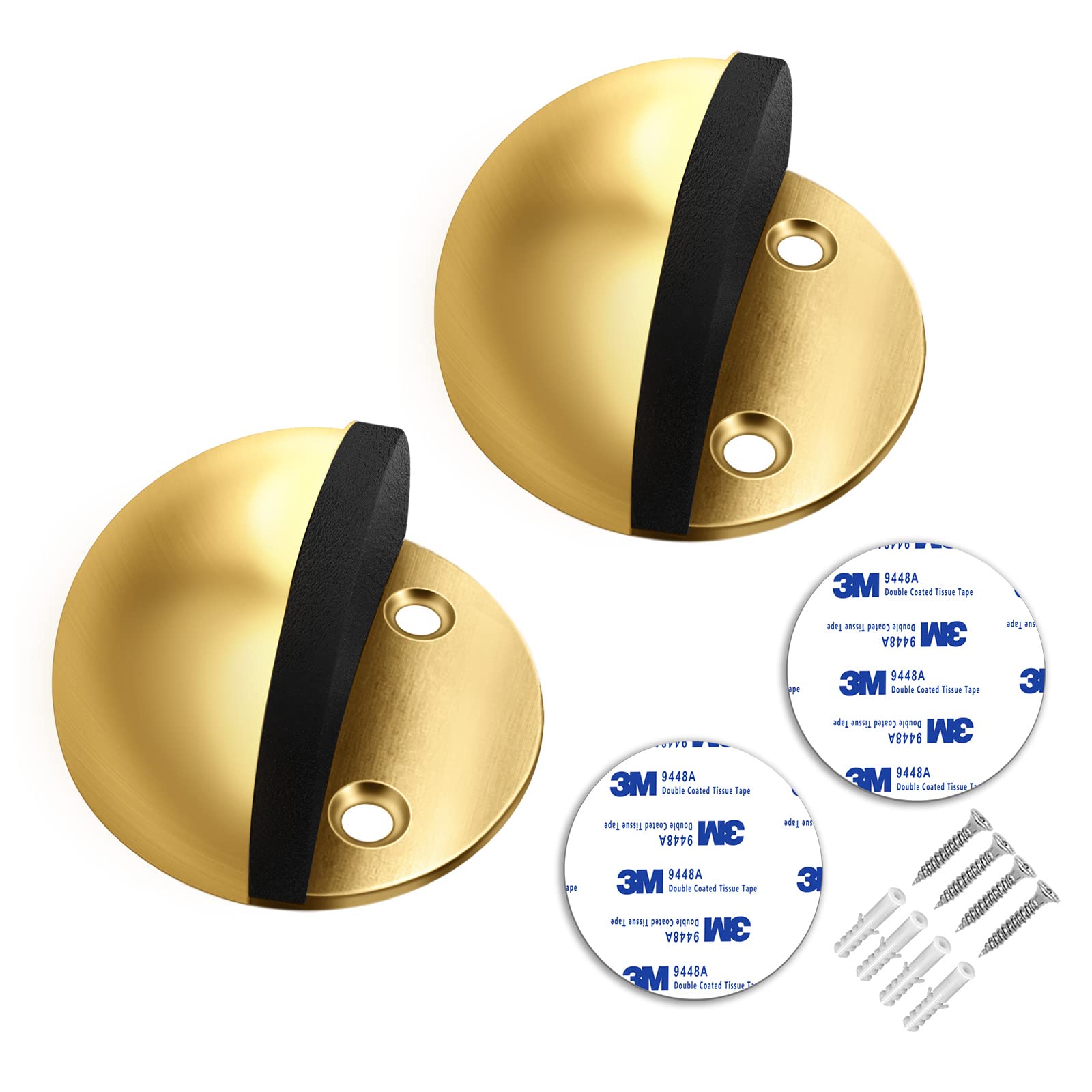 Amazon.com: Door Stopper, Floor Door Stop Gold Door Stoppers for Bottom ...