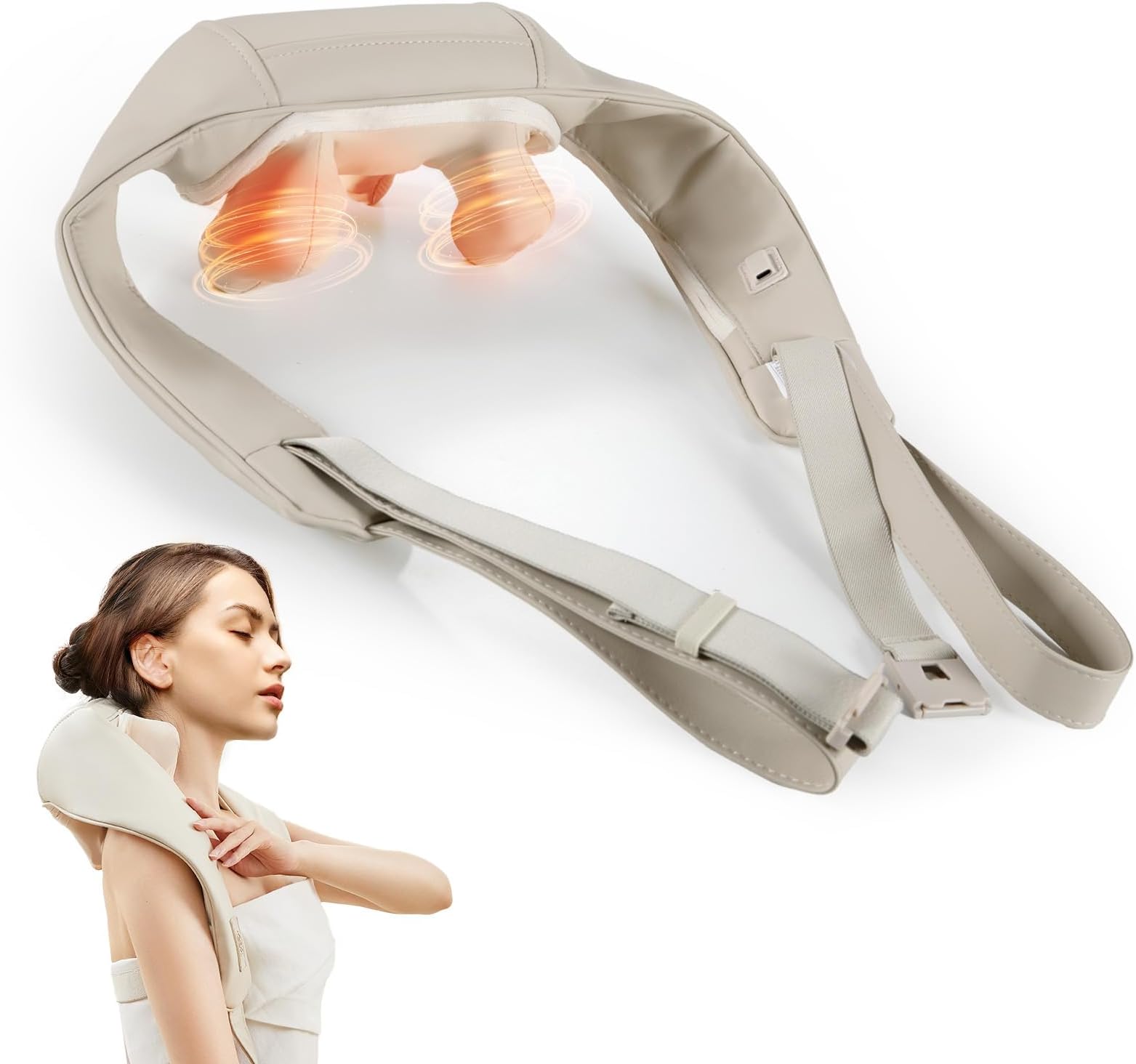 Amazon.com: CareTech Shoulder and Neck Massager with Heat for Pain ...
