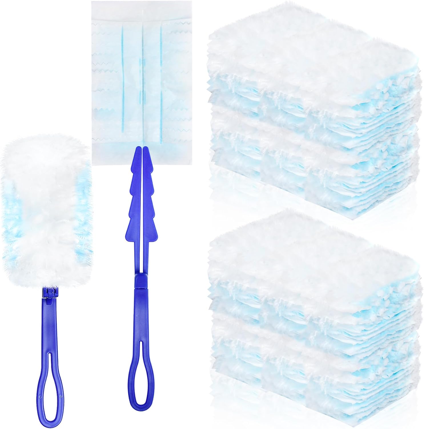 Amazon.com: Elesunory 100 Pcs Duster Refills Bulk, Thickened Duster ...