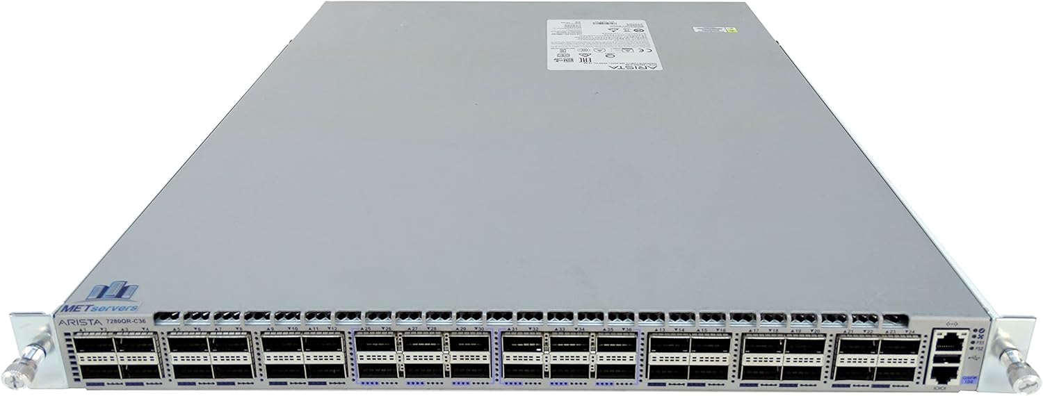 Amazon.com: Arista DCS-7280QR-C36 24x 40GbE QSFP+ 12x 100GbE QSFP+ ...