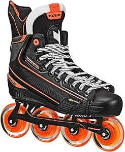Amazon.com: Tour Hockey Code 2 Senior Inline Hockey Skates Black Size ...