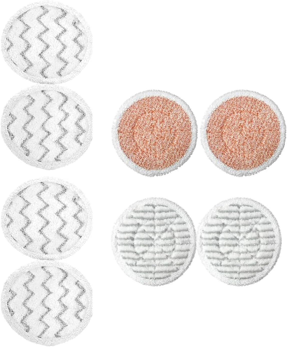 Amazon.com: DovLazm 8 Pack Upgraded Rotating Steam Mop Pads Compatible ...