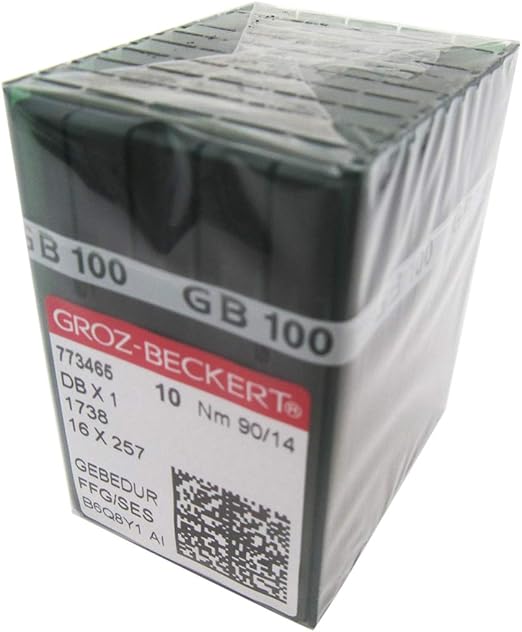 Amazon.com: GROZ-BECKERT Needle in CKPSMS Clear Plastic Box- 100 GROZ ...