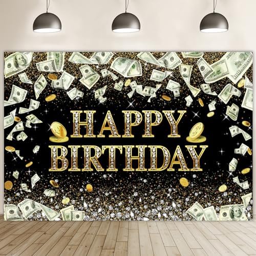 Amazon.com: CORFOTO 7x5ft Money Photo Backdrop US Dollar Bill Picture ...
