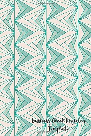 Business Check Register Template: Check Log | Amazon.com.br