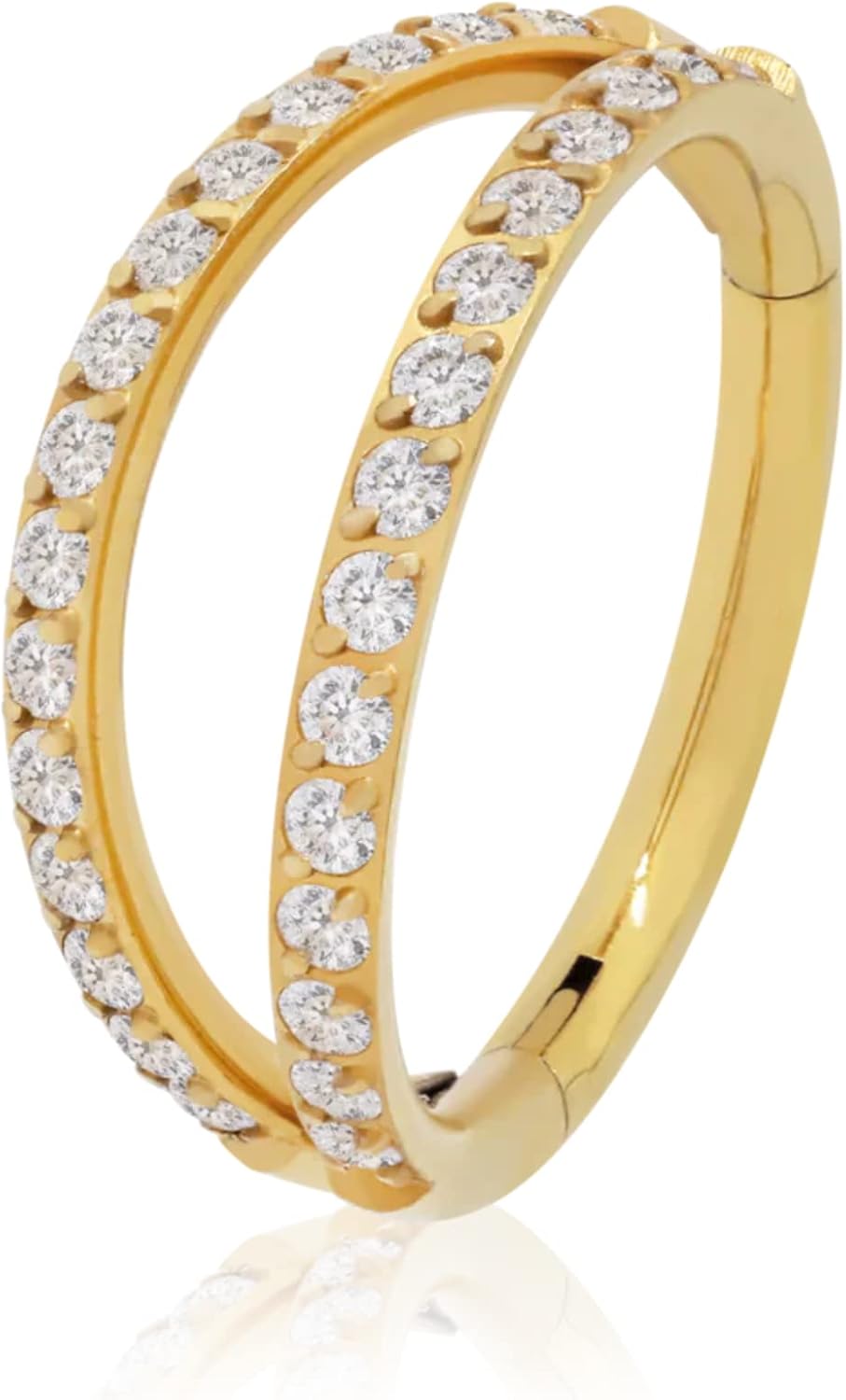 Amazon.com: Double Open Stack Conch Ear Cuff, Cartilage Wrap Earring ...