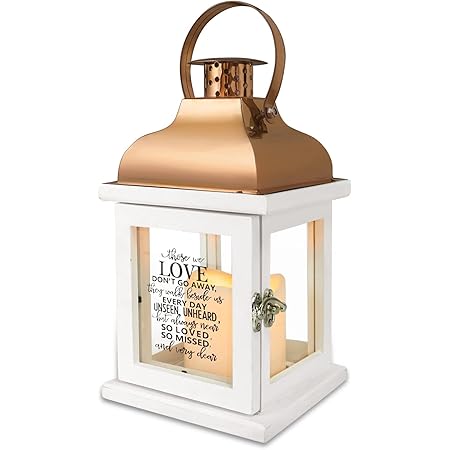 Amazon.com: Celebration of Life Memorial Lantern with Flickering LED ...