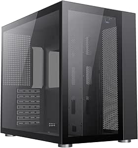 GameMax Infinity Mid-Tower ATX PC Gaming Case, Tempered Glass Side ...