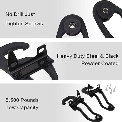 Ganchos de remolque delanteros para Dodge ram 1500, 2019 Ram 1500 ...