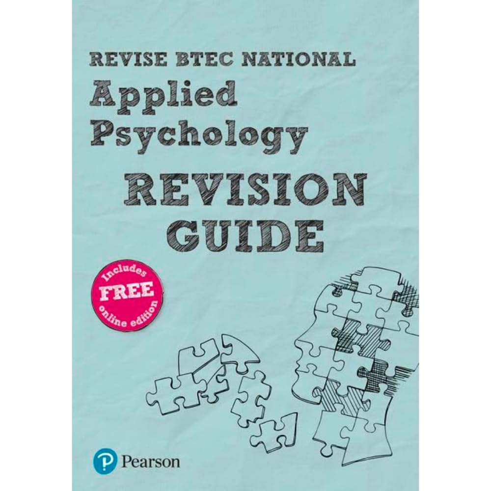 Pearson REVISE BTEC National Applied Psychology Revision Guide inc ...