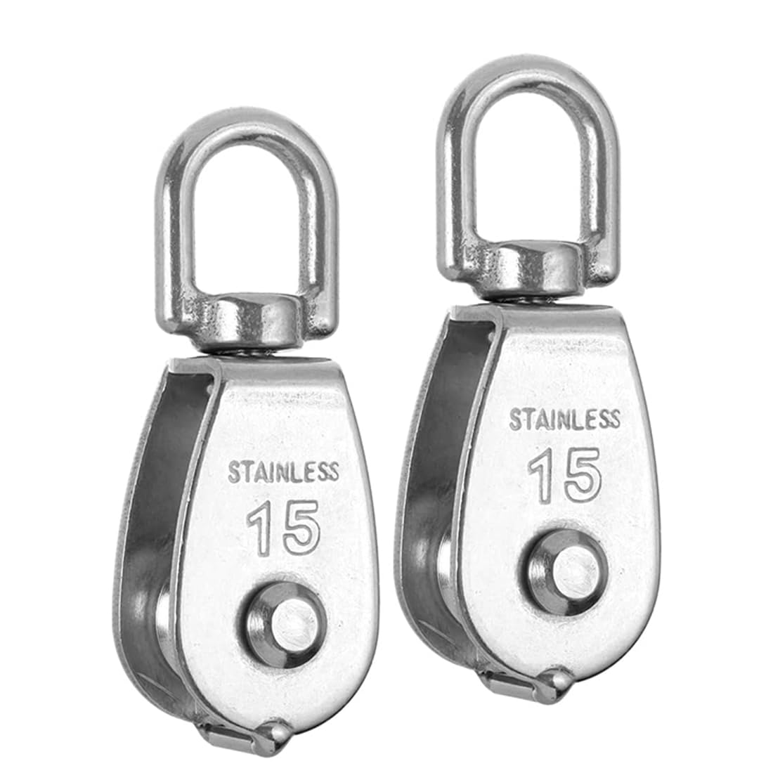 Pack of 2 M15 Pulley Single Set Made of 304 Stainless Steel Pulley ...