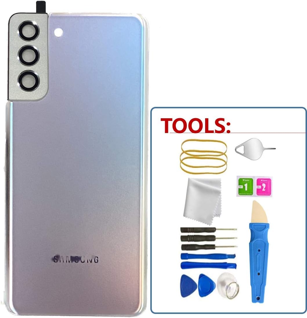 Amazon.com: S21 Plus Back Glass Replacement with Lens Frame with Pre ...