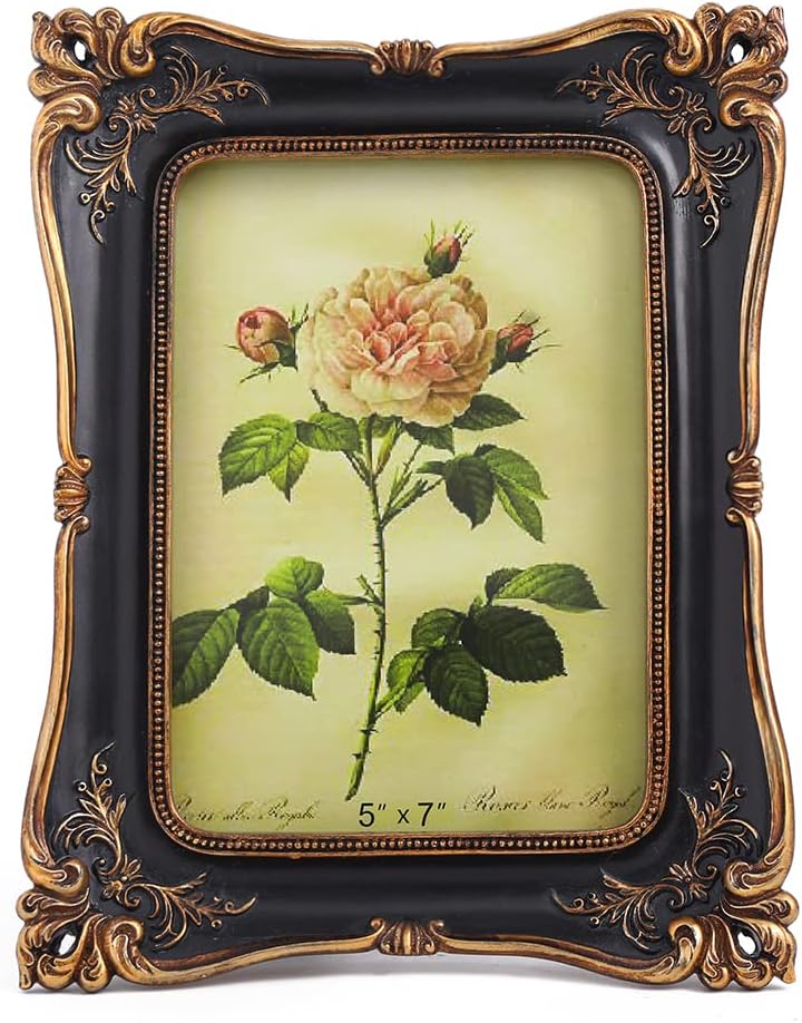 Amazon.com - SIKOO Vintage Picture Frames 5x7 Antique Picture Frames ...