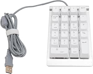 Amazon.com: Vikye Number Pad, 22 Keys Mechanical Numpad Wired USB ...