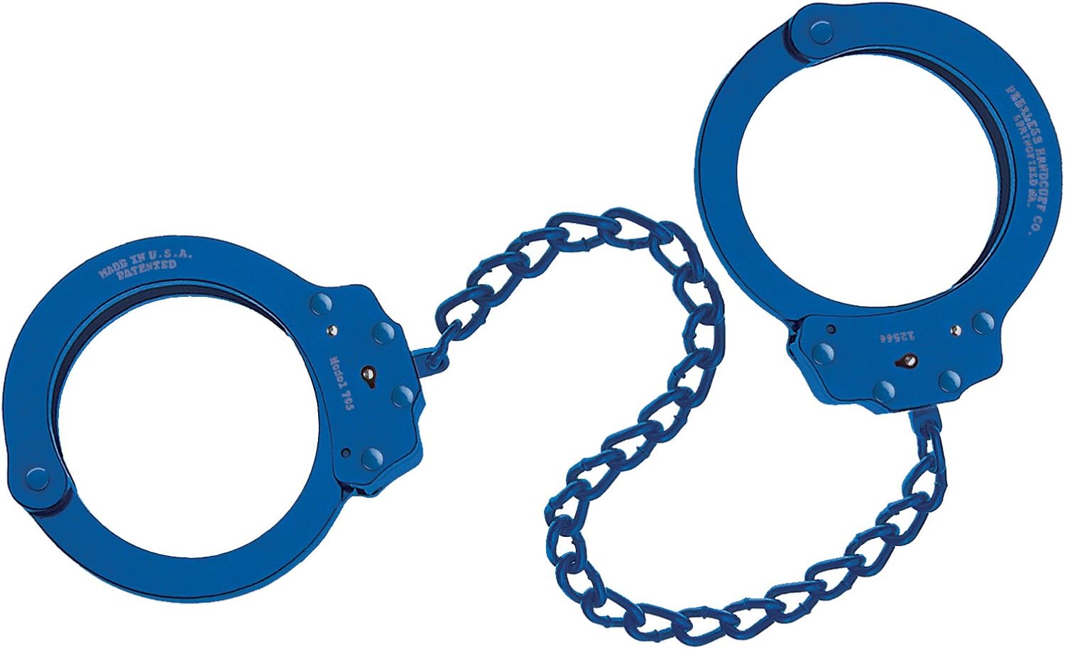 Peerless Handcuff Company, Leg Iron, Model 703N, Leg Iron - Blue Finish ...