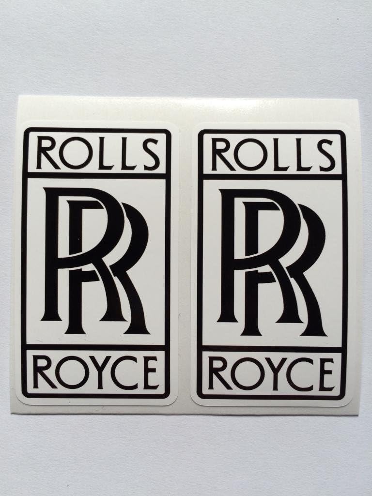 Amazon.com: 2 Rolls Royce Die Cut Decals : Toys & Games