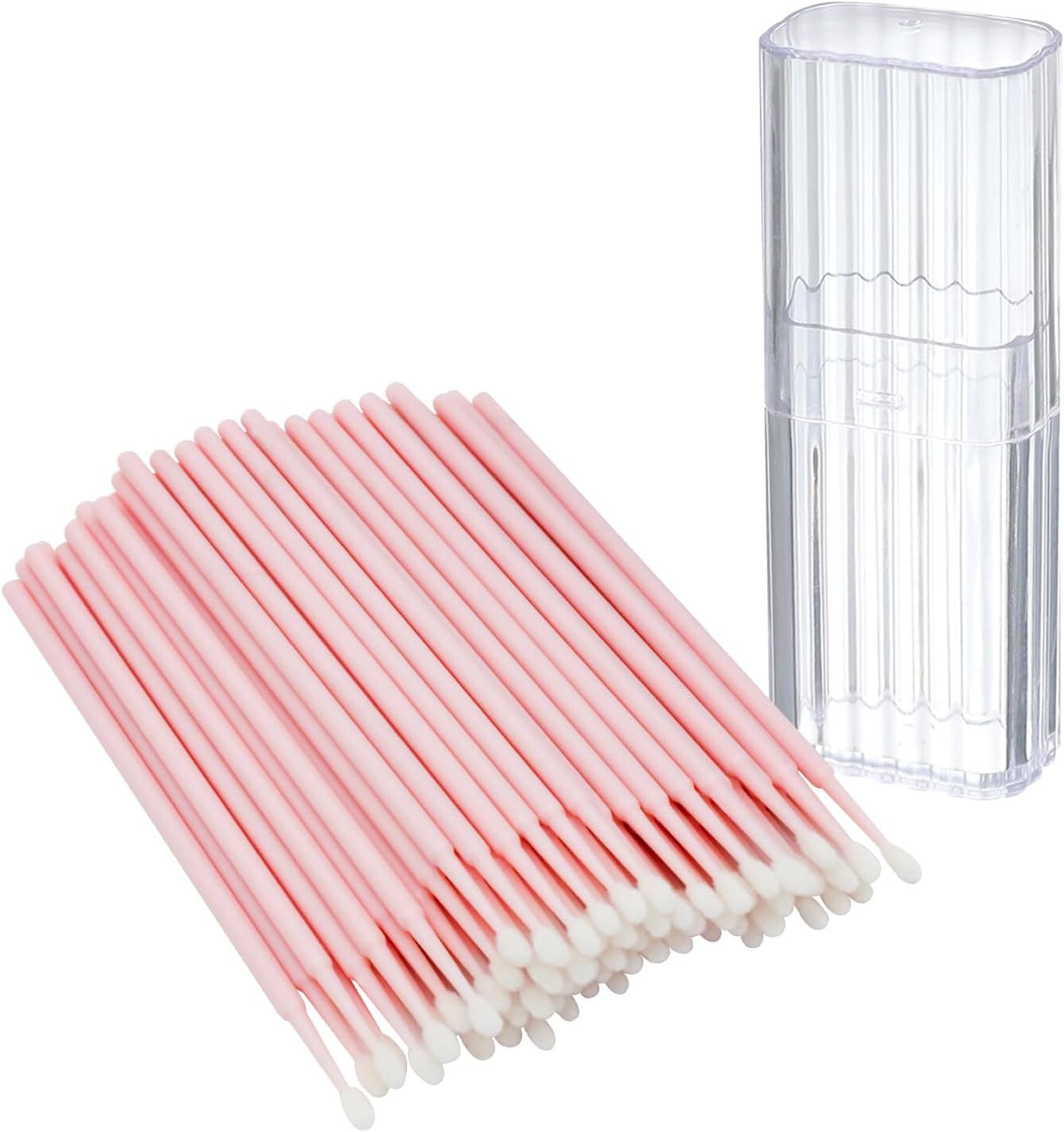 Amazon.com : LuckyOpt 100Pcs Micro Applicator Brush with Portable ...