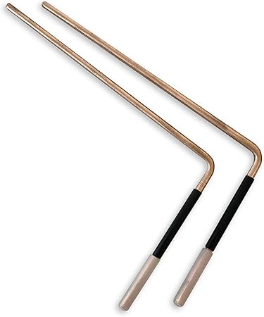 Copper DOWSING Diving RODS with Handles and Instructions for use ...