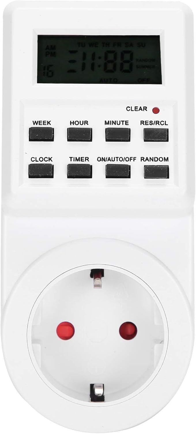 Intelligent timer plug timer switch programmable timer socket home ...