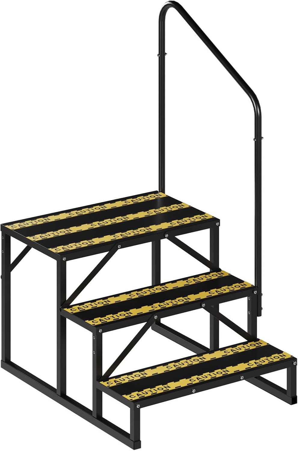 Amazon.com: Pipleo RV Steps with Handrail, 3 Steps Non-Slip Hot Tub ...