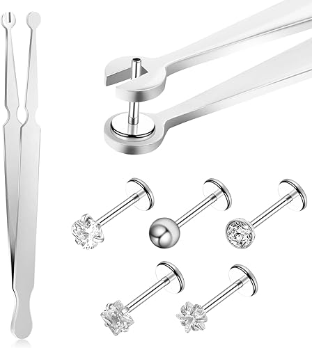 Amazon.com: LLOUSSAK Professional Piercing Clamps for Changing Jewelry ...