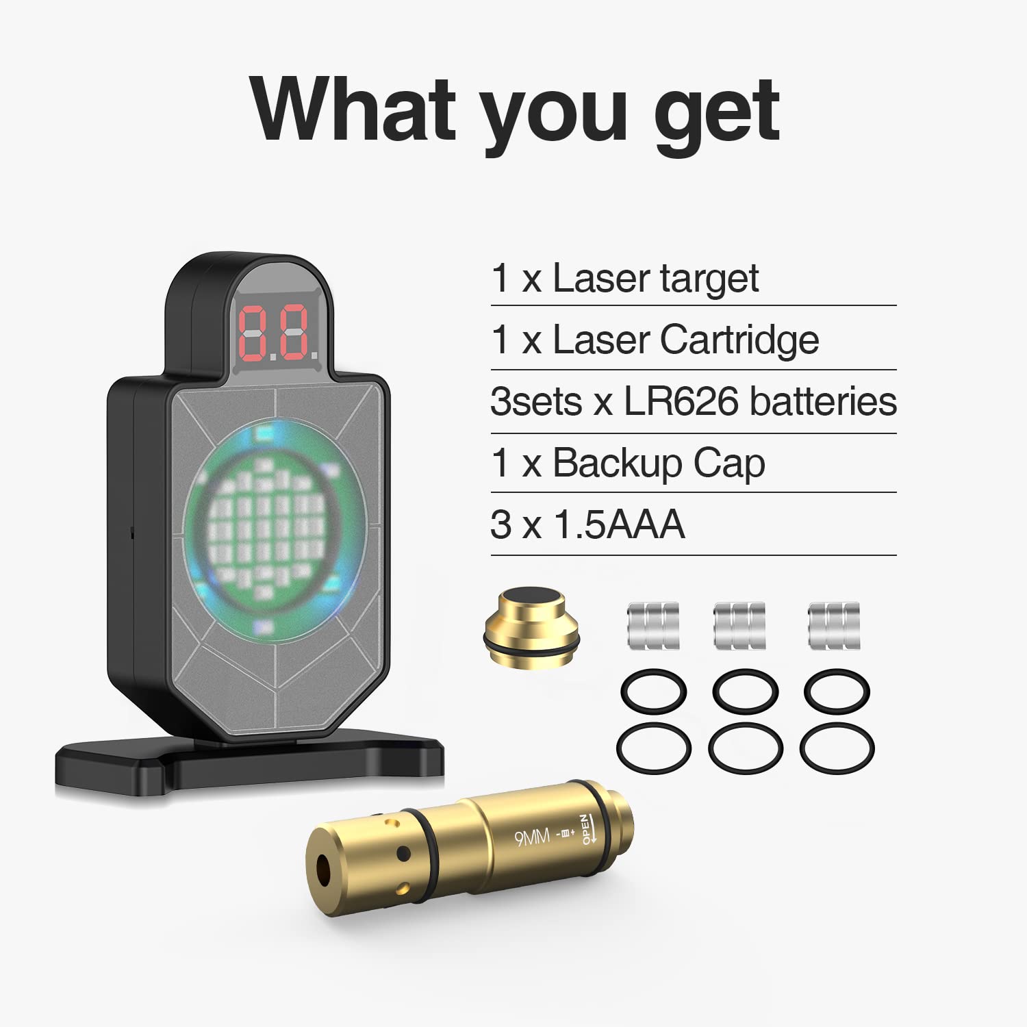 Snapklik.com : Defentac Laser Target (Need 1.2s To Register, Not Hit ...