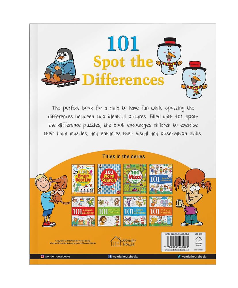 101 Spot the Differences (101 Fun Activities): Wonder House Books ...