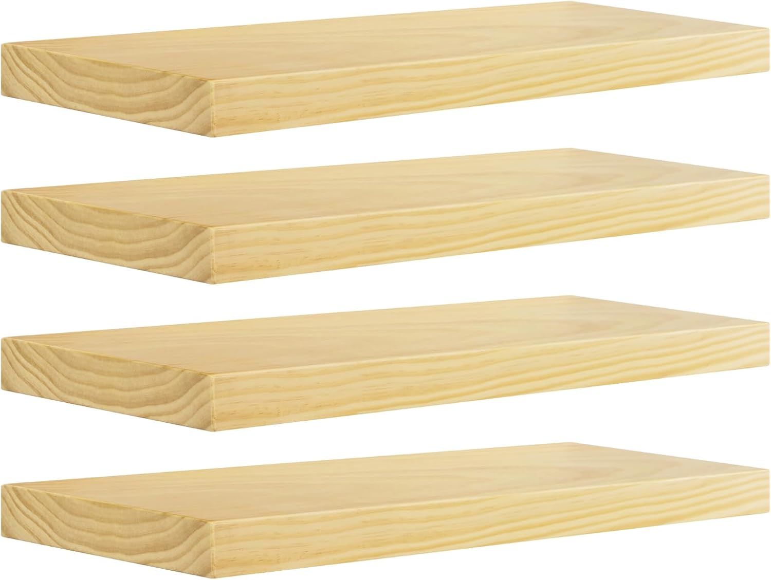 eSituro Wandregal Holz, Wand Regal 60cm, Hängeregal Holzoptik ...