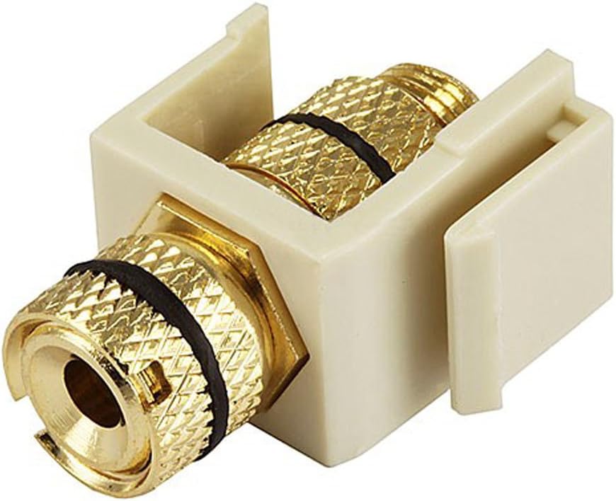 Amazon.com: Monoprice 108433 Keystone Jack-Banana Jack with Black Ring ...