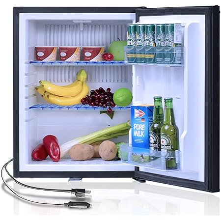 Amazon.com: Techomey Compact Semi Truck Refrigerator 1.4 Cu.Ft, AC/DC ...
