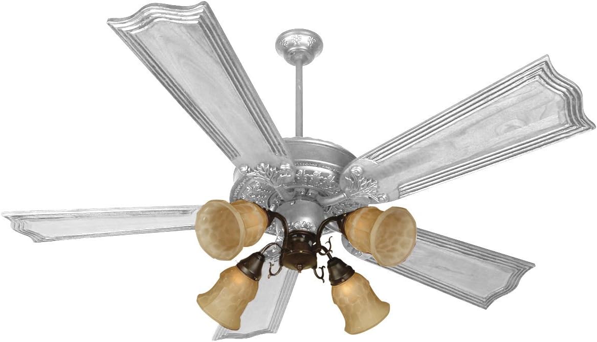 Decorative Scroll Ceiling Fan Light Fitter Finish: Brownstone - Ceiling ...
