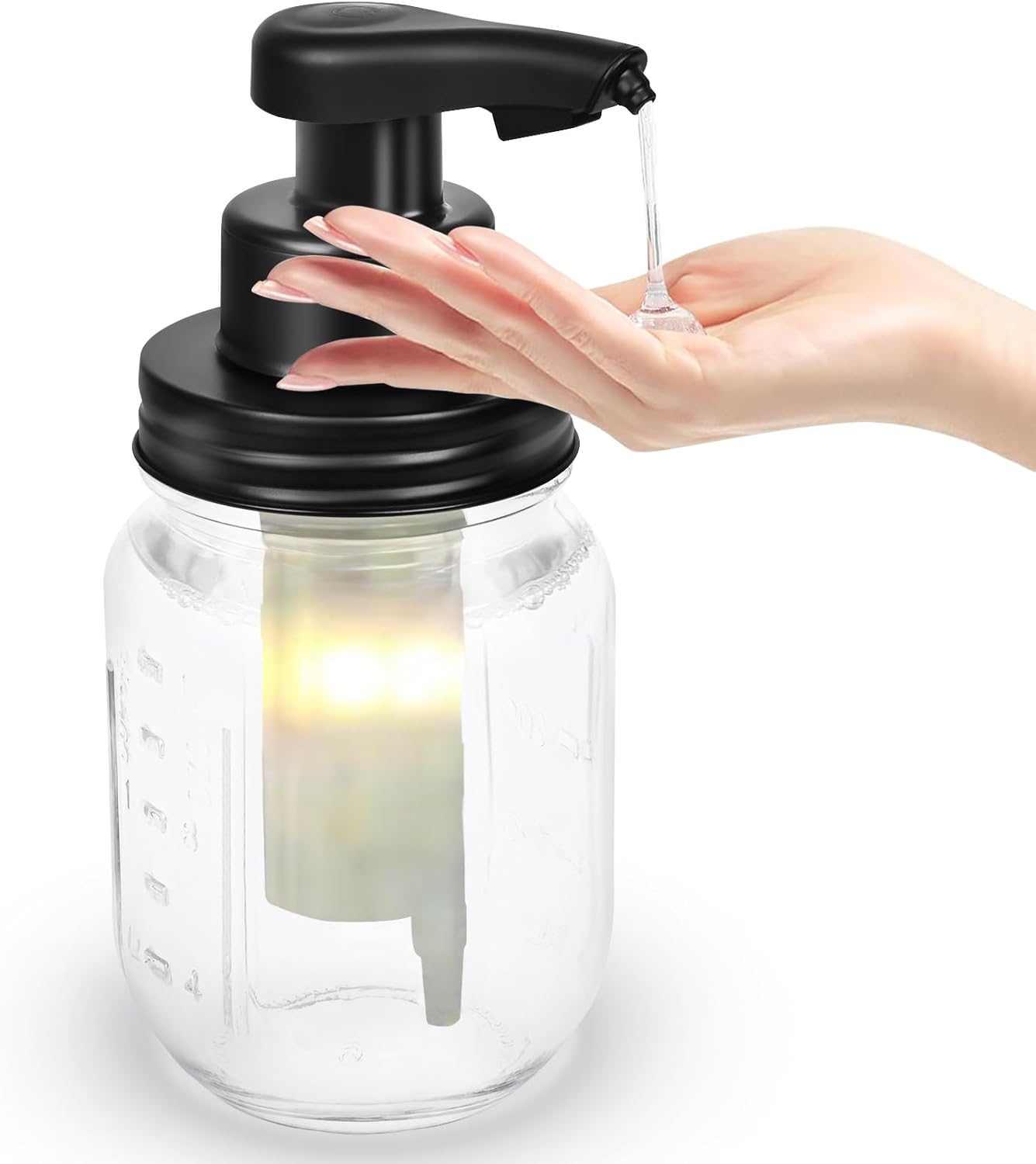 Amazon.com: Yunmeevee Automatic Soap Dispenser Touchless，Liquid Hand ...
