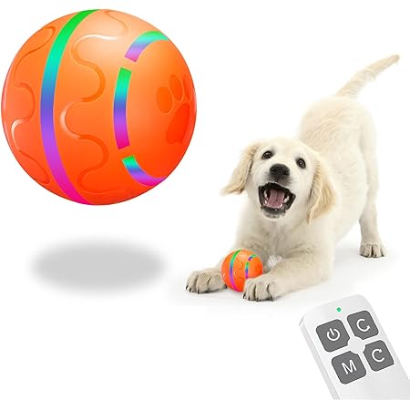 Pet Supplies : CUXMUX Remote Control Dog Ball, Automatic Active Rolling ...
